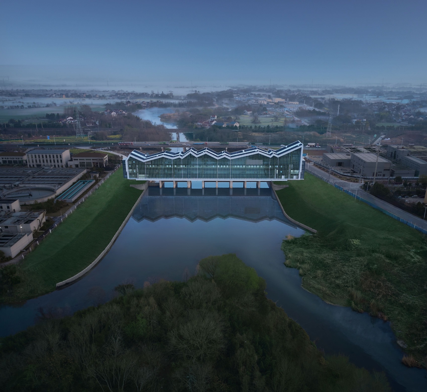 Guangde Water Exhibition Hall, China by HM International - 谷德设计网