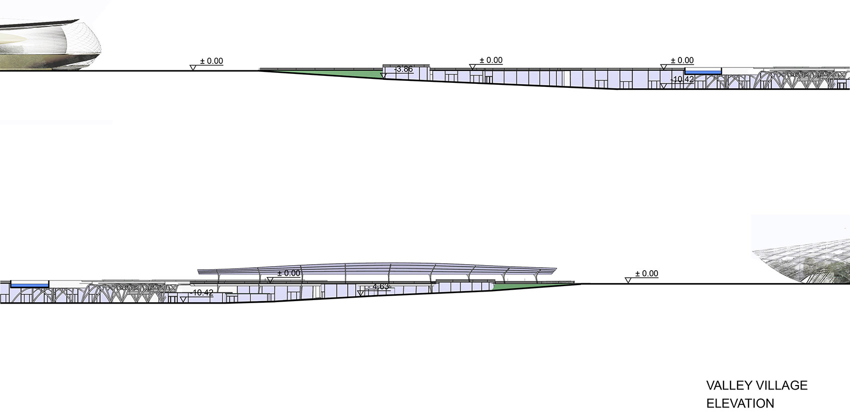 Valley Village shopping mall by Archi-Tectonics - 谷德设计网
