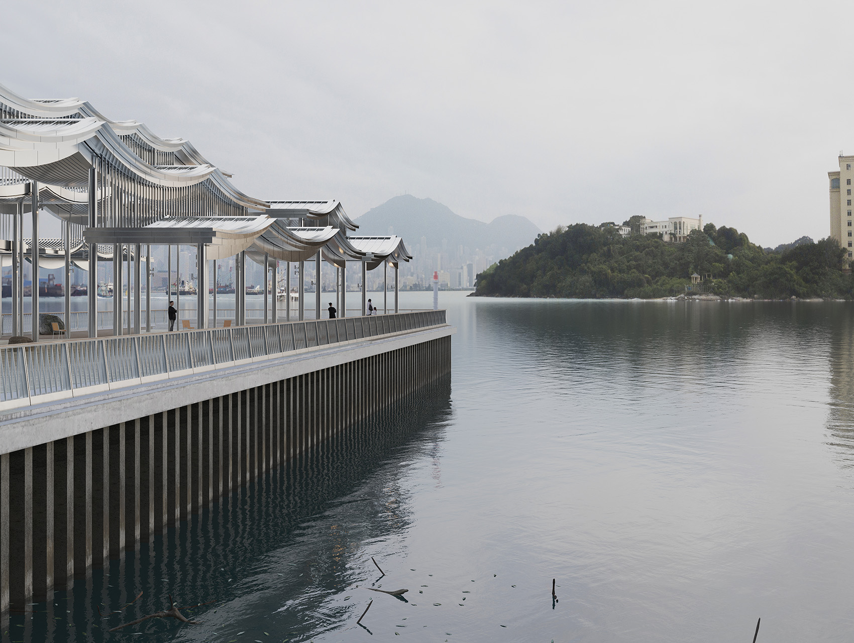 Cheung Sha Wan Pier Canopy by New Office Works - 谷德设计网