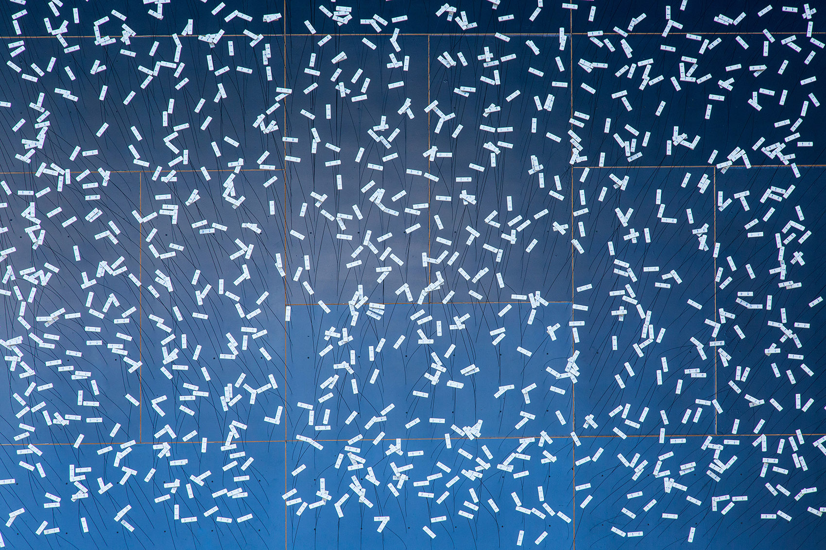 Art Installation from Recycled COVID-19 Tests by Subset - 谷德设计网