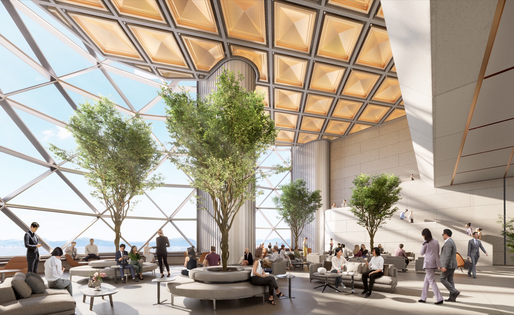 China Merchants Bank HQ tops out by Foster + Partners - 谷德设计网