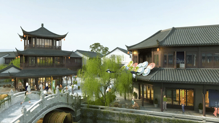 Chashan Pu water street, China by 9M Design - 谷德设计网