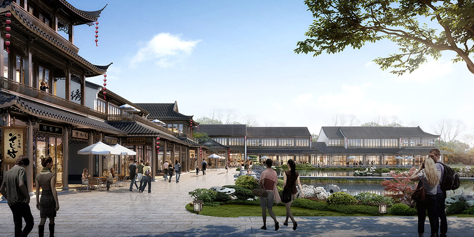 Chashan Pu water street, China by 9M Design - 谷德设计网