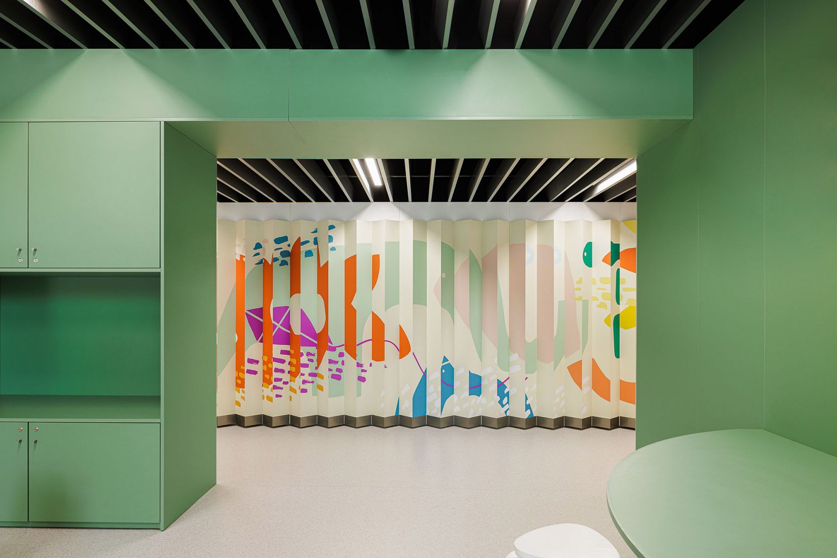A colorful setting for the new Pediatric Ward of Hospital São João by ...