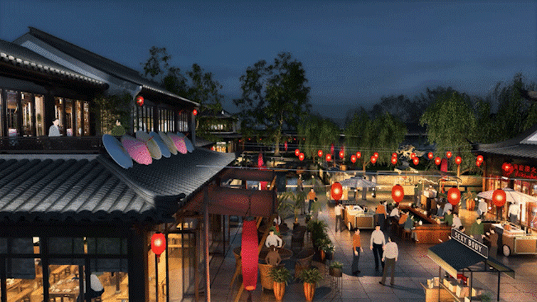Chashan Pu water street, China by 9M Design - 谷德设计网