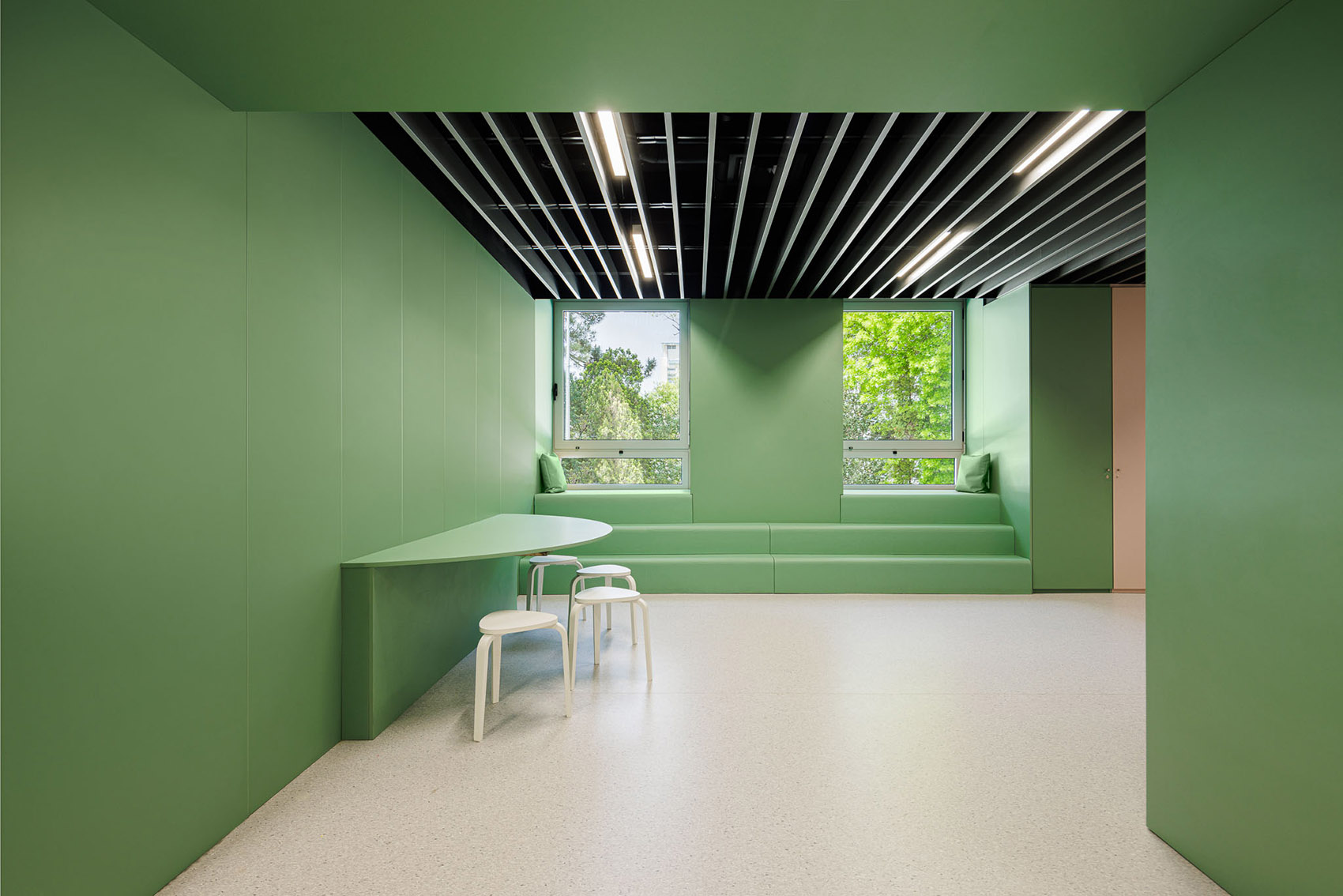A colorful setting for the new Pediatric Ward of Hospital São João by ...