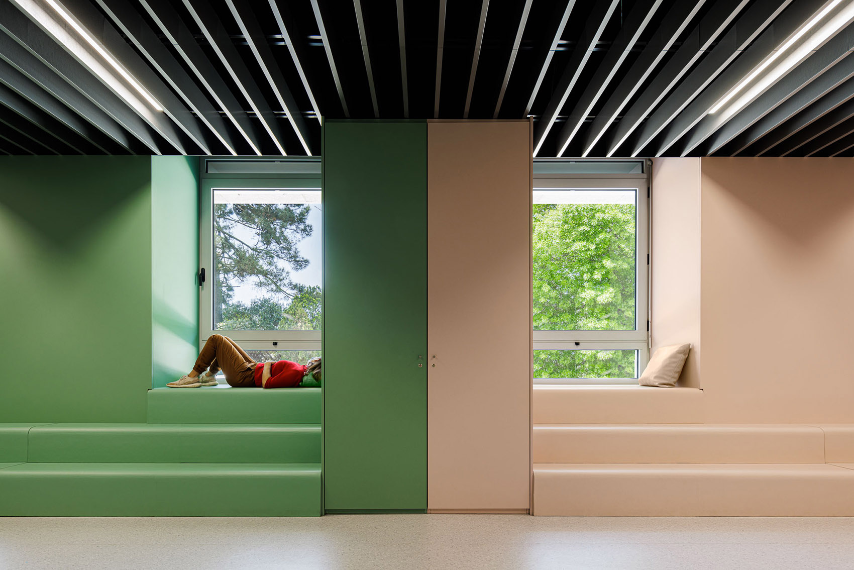 A colorful setting for the new Pediatric Ward of Hospital São João by ...