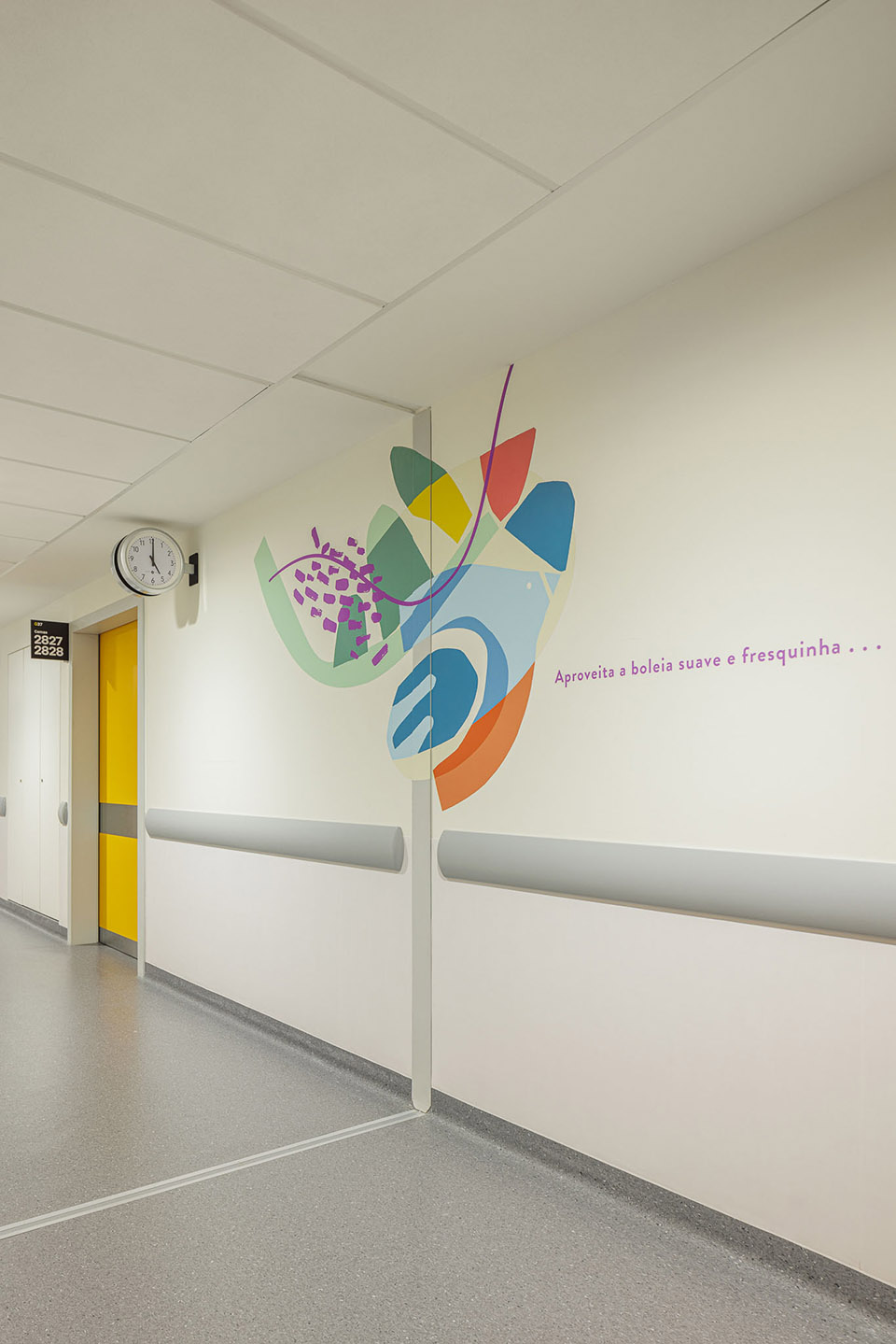 A colorful setting for the new Pediatric Ward of Hospital São João by ...