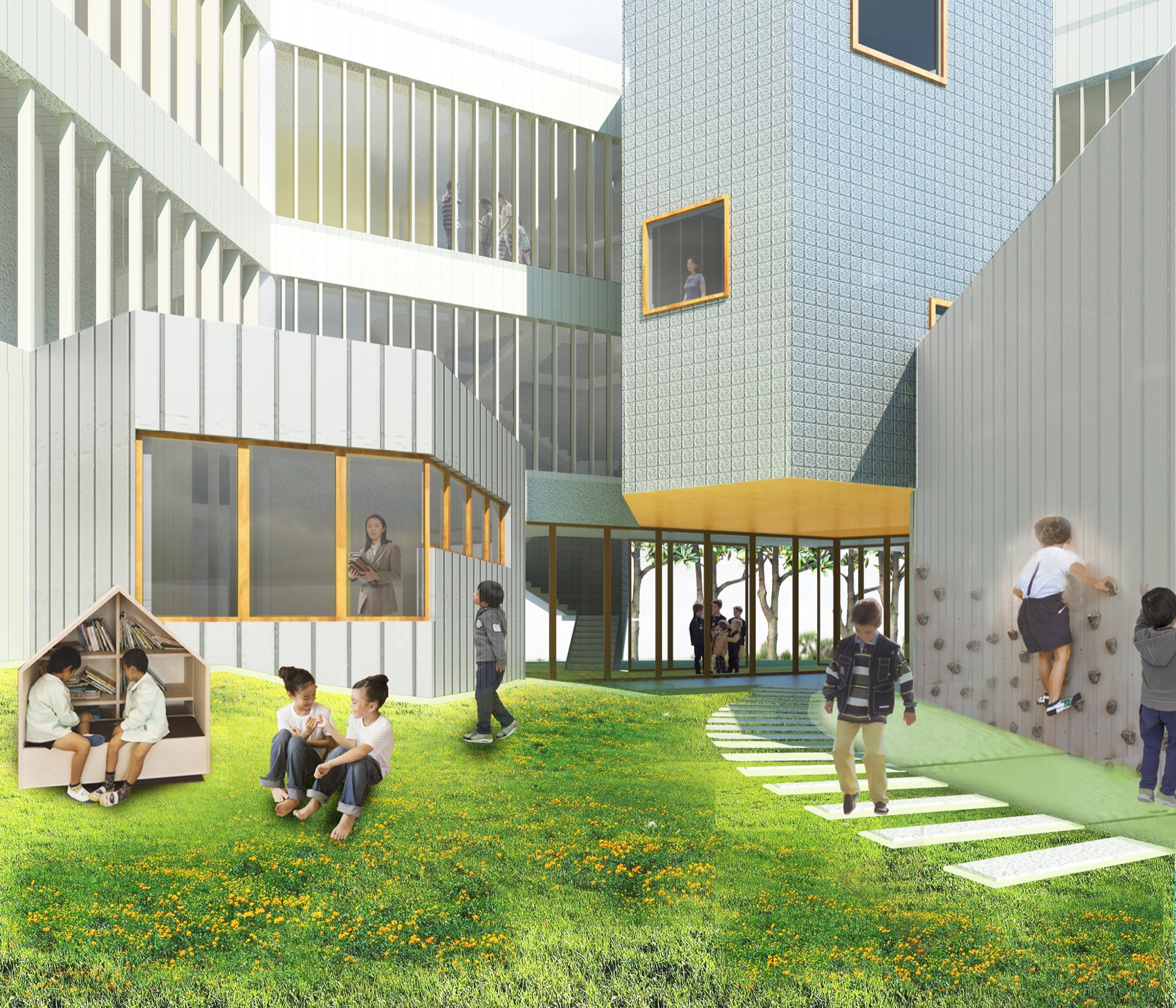 Jing’an Yuyao Road Kindergarten Branch by Atelier Liu Yuyang Architects ...