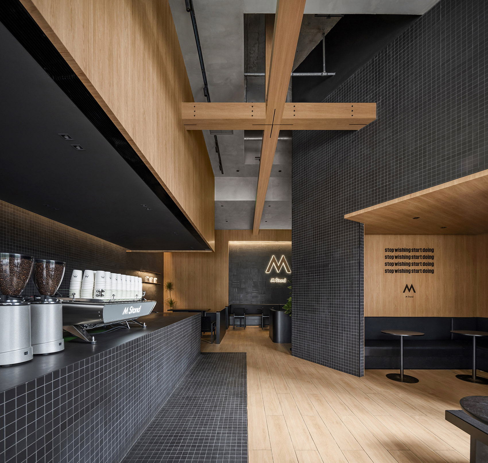 Mstand Coffee Jinan Store by Within Beyond Studio - 谷德设计网