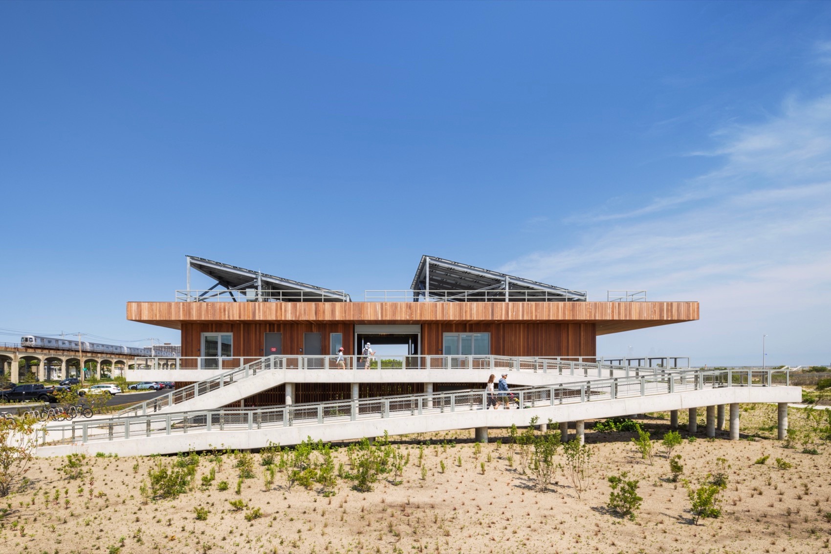 Arverne East Nature Preserve and Welcome Center by WXY architecture + urban design - 谷德设计网