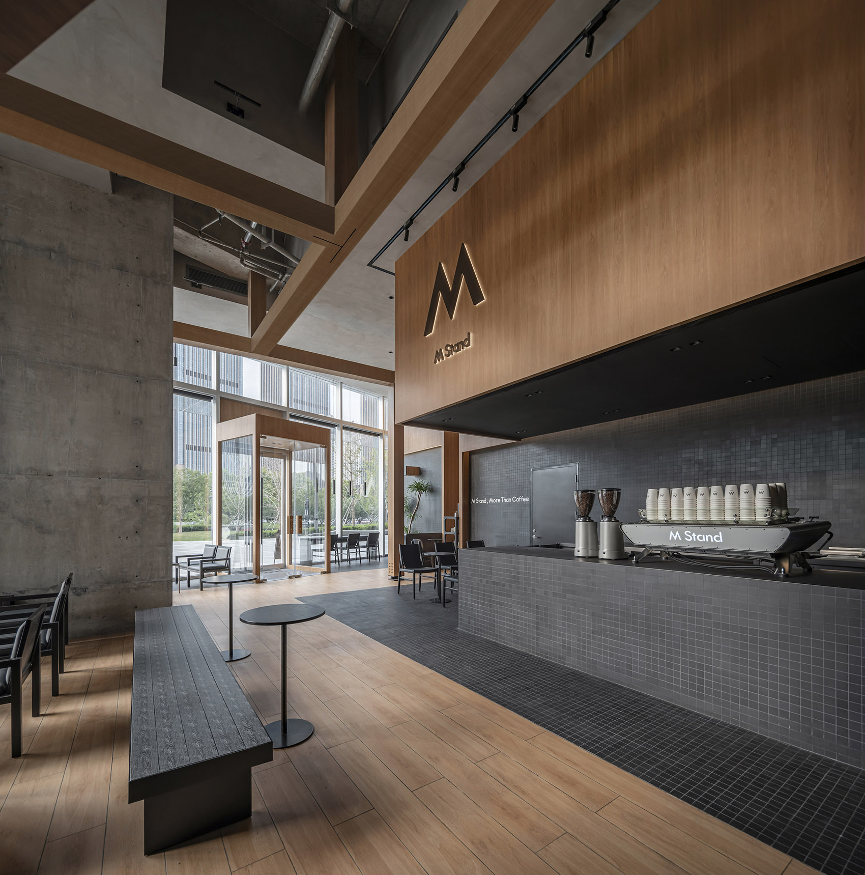 Mstand Coffee Jinan Store by Within Beyond Studio - 谷德设计网