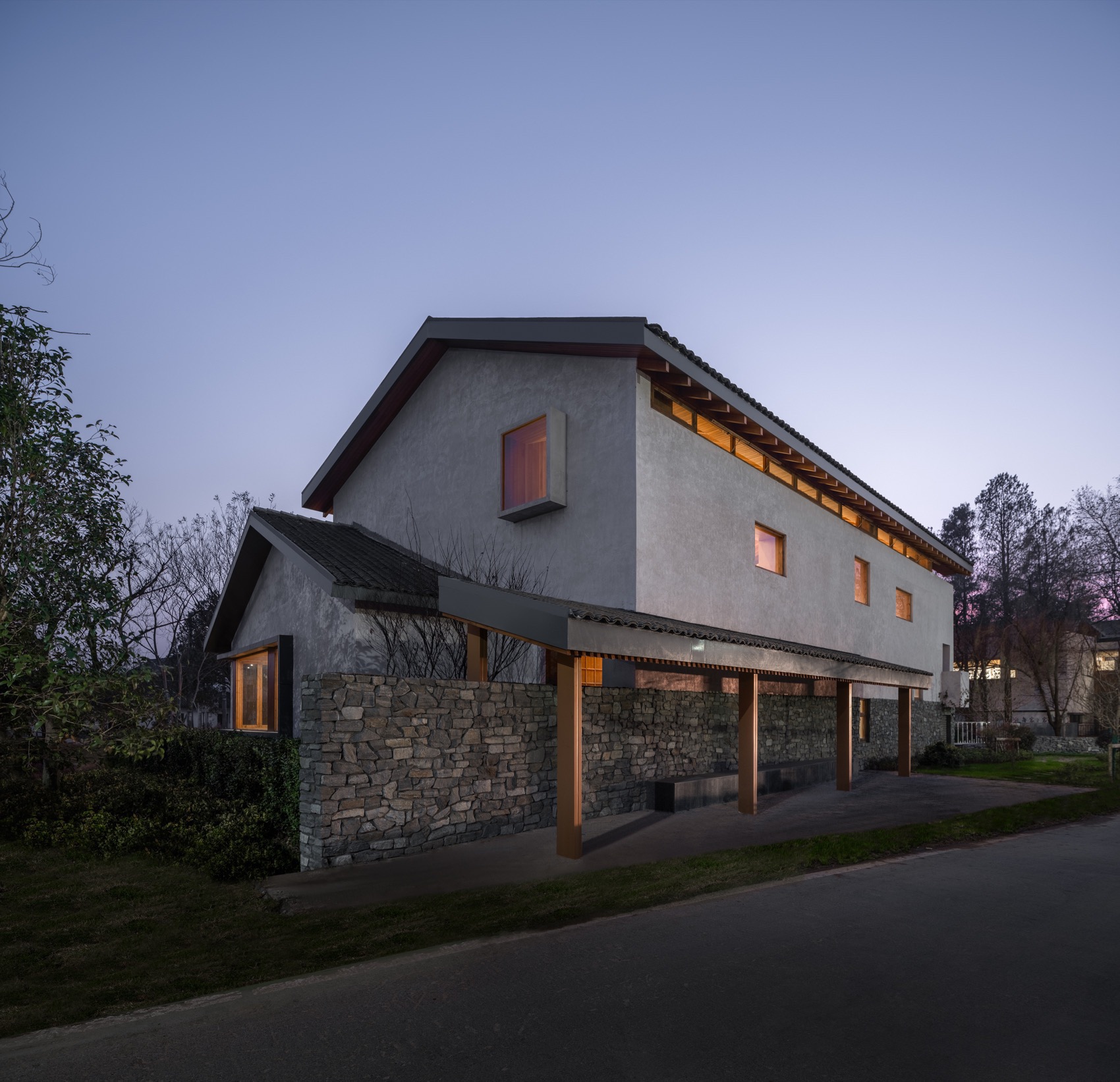 Longnan Village Bohong Library, China by Sens Architects - 谷德设计网