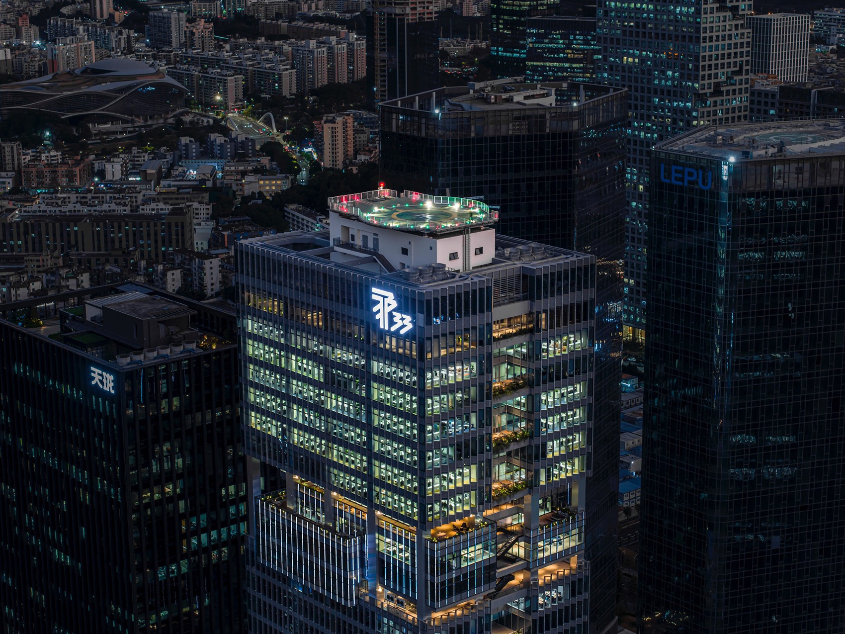 T33 Full-Time Center, China by Aedas + Cheng Chung Design, HK - 谷德设计网