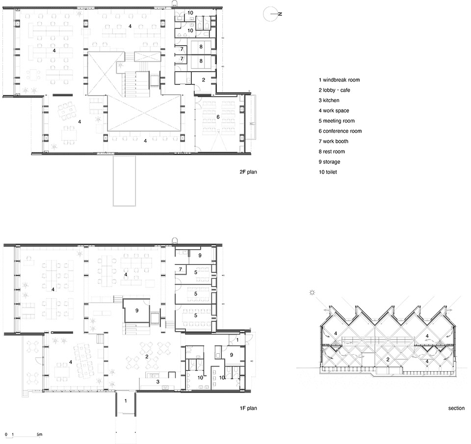 Meiken Lamwood Corp Head Office by NKS2 architects - 谷德设计网