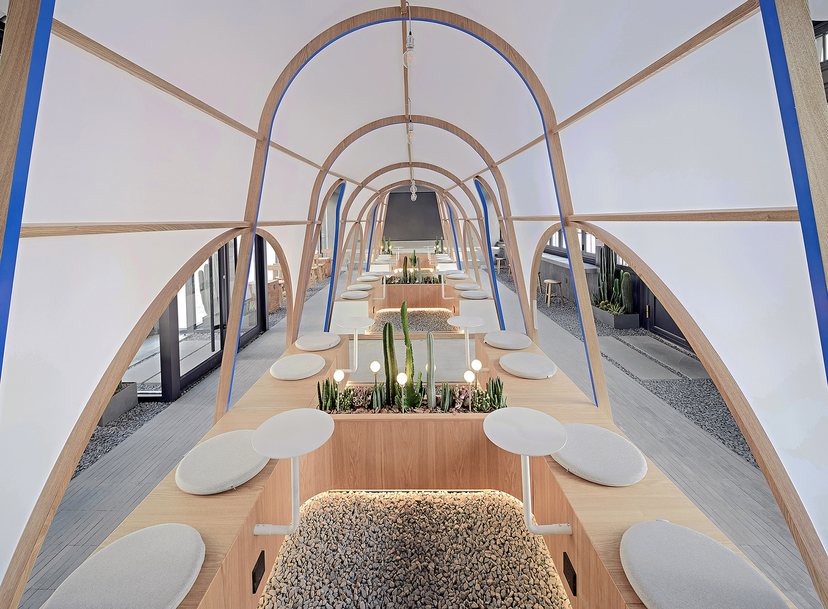 Renovation of coffee shop in Mongolian and Tibetan schools by Jí ...