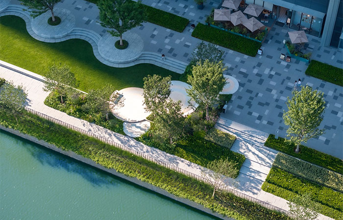 The MixC Wuxi Binhu Landscape Design by PLAND - 谷德设计网