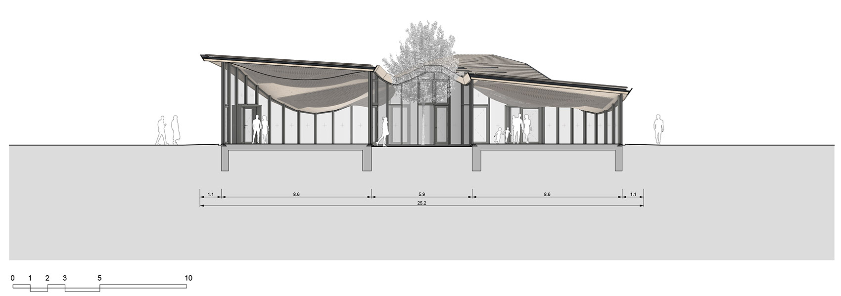 Hybrid Flax Pavilion by ICD/ITKE/IntCDC of University of Stuttgart - 谷德设计网