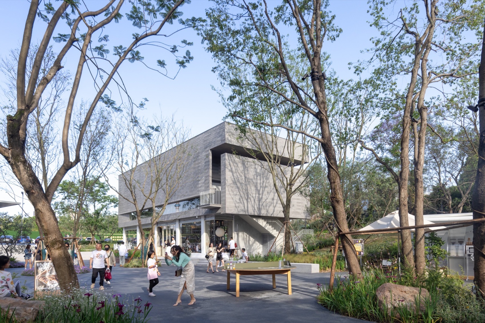 CPI’s New Retail Cluster Landscape Design by Yudao Landscape Design - 谷德设计网