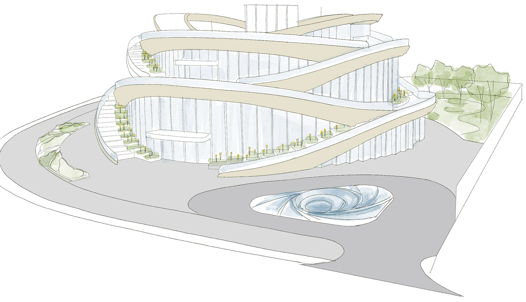 West Bund Orbit Landscape design by THLA - 谷德设计网