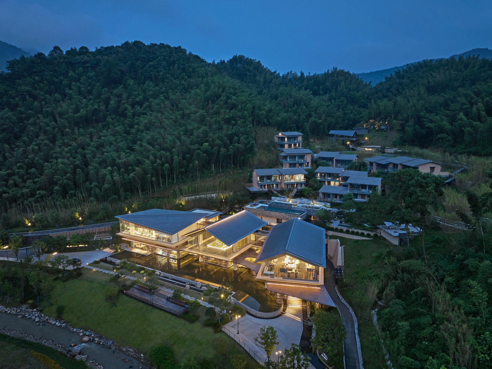 MingYueChuan·Infully Yunsu Hot spring Hotel by M.A.O.（Masters’Architectural Office） - 谷德设计网