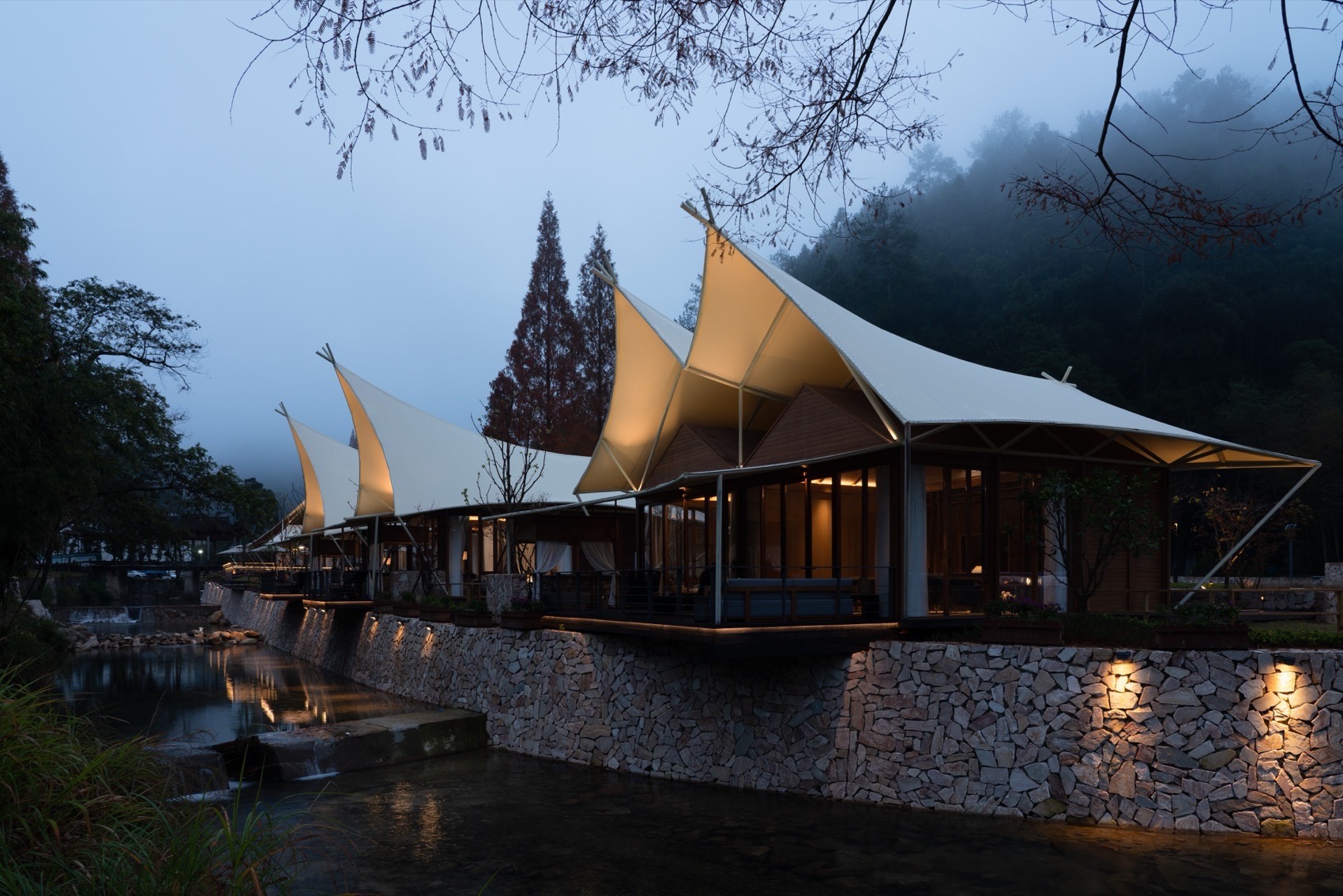 Shaowu City Erdu National Forest Health Tent Hotel by Dasong ...