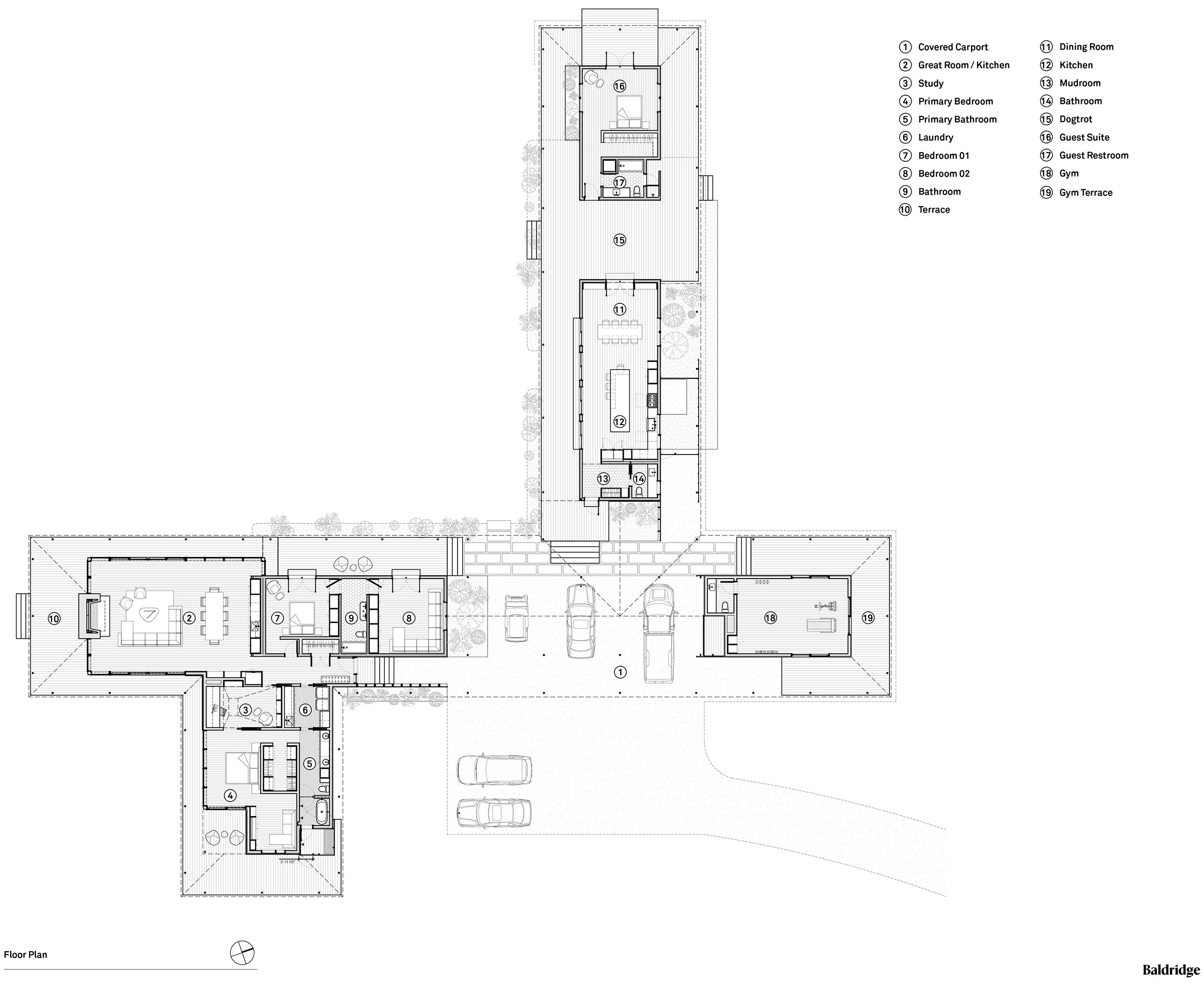 Roam Ranch by Baldridge Architects - 谷德设计网