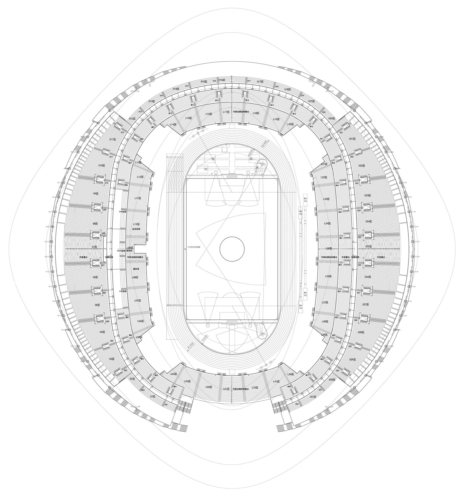 Xiamen New Sports Center – Egret Stadium by China Architecture Design ...