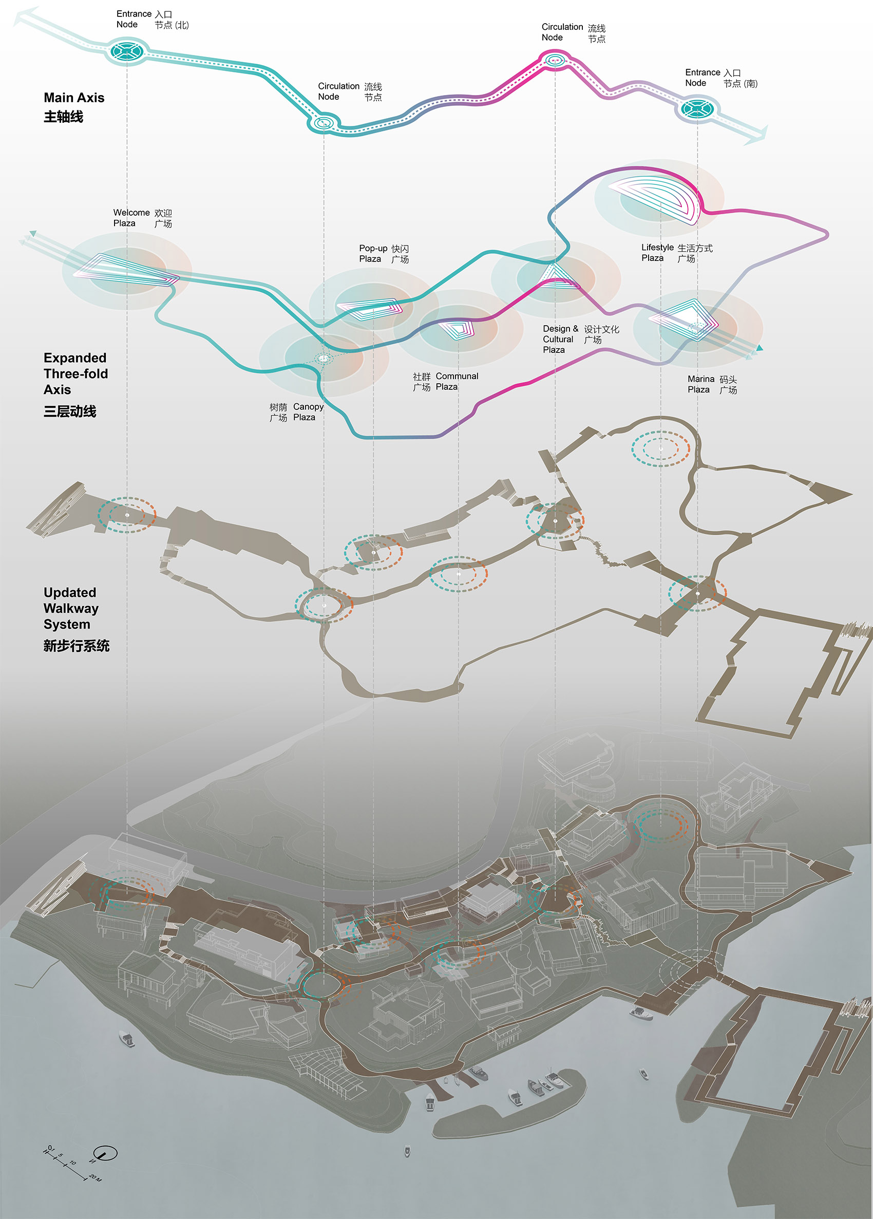 The Luxe Lakes CPI Island Commercial Renewal by VARI Design - 谷德设计网