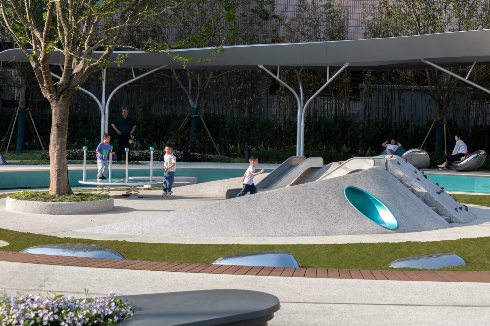 Rotating Water Drop Park by HID Landscape Architecture - 谷德设计网