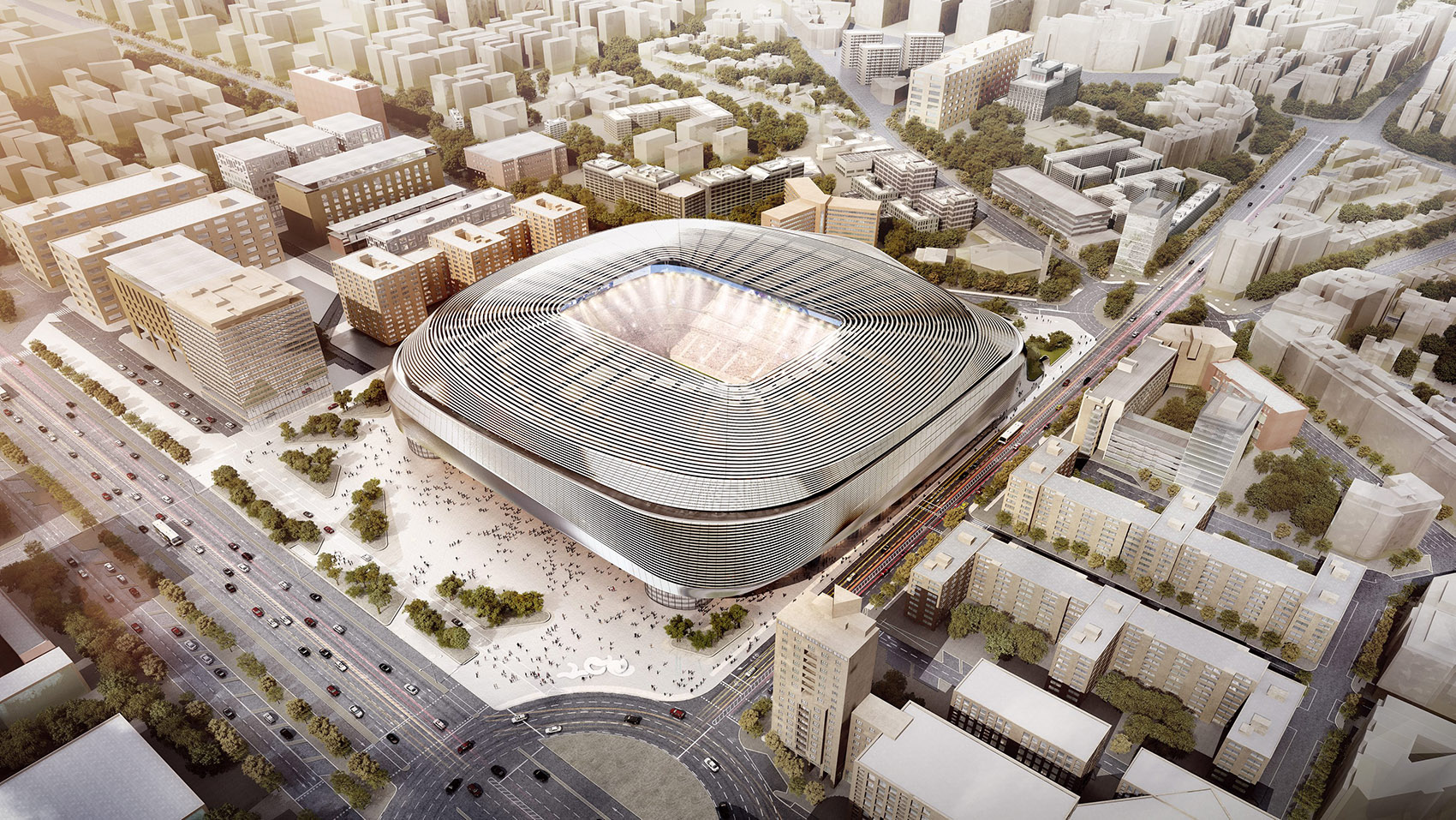 The conversion of the Santiago Bernabéu stadium by gmp - 谷德设计网
