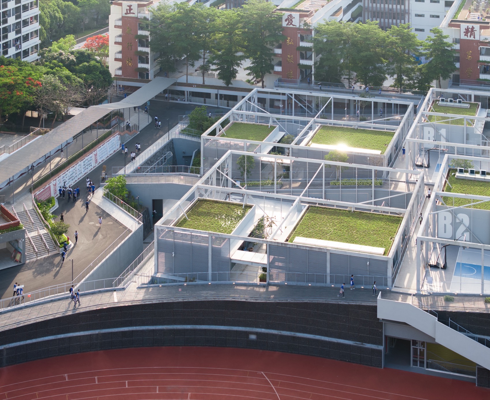 New Sports and Arts Centre of Hongling High School by O-office ...