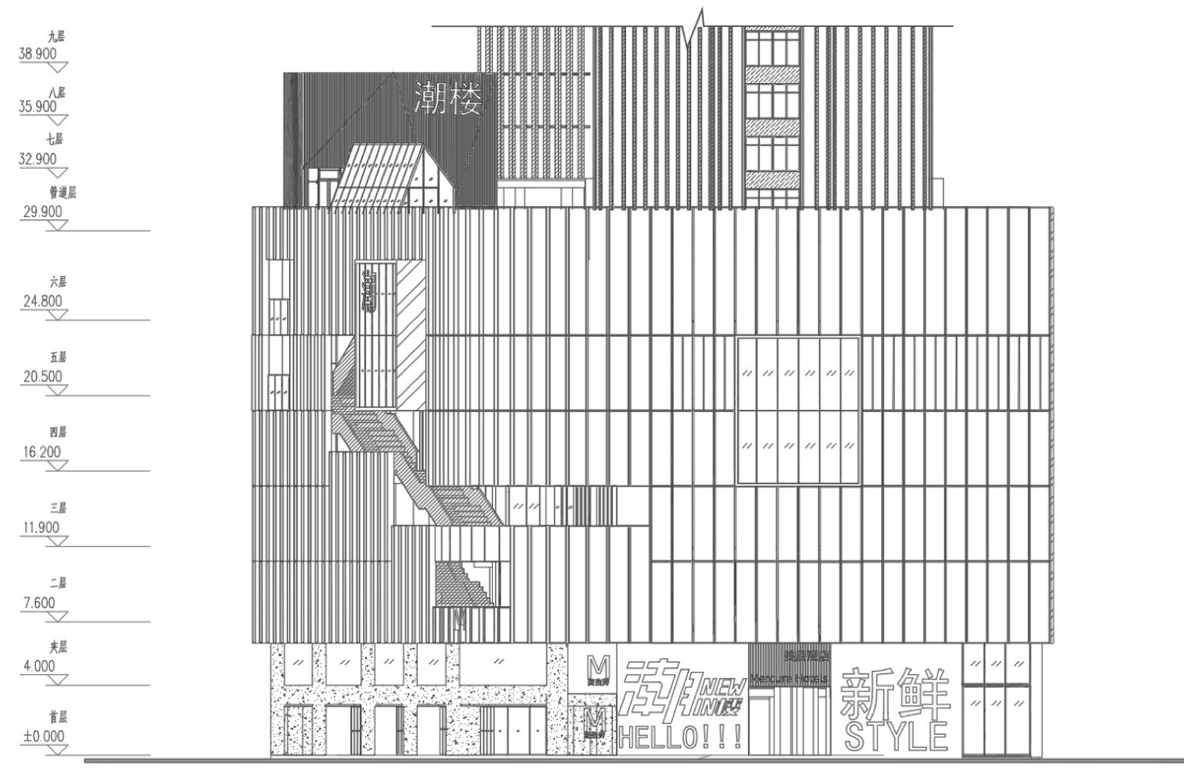 Beijing Road Yue·Chao Building NEW IN Renovation Project by Atelier cnS ...