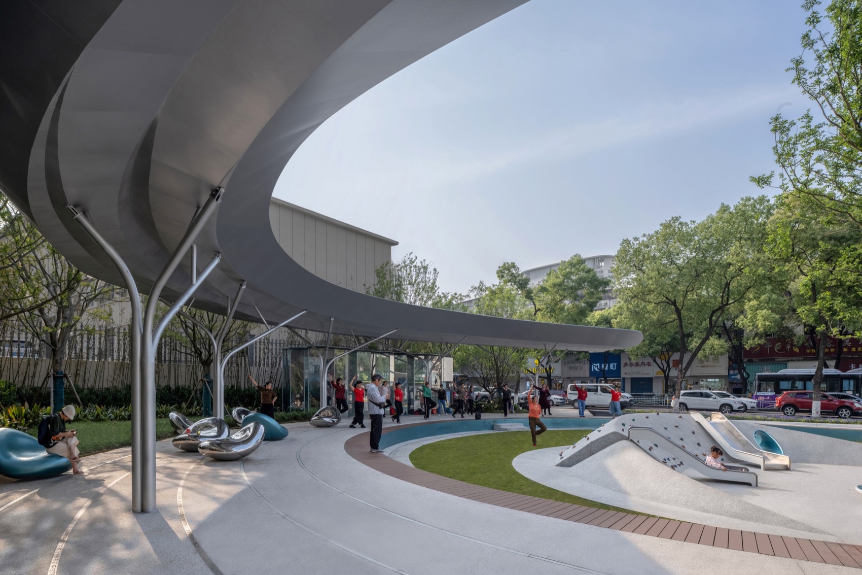 Rotating Water Drop Park by HID Landscape Architecture - 谷德设计网