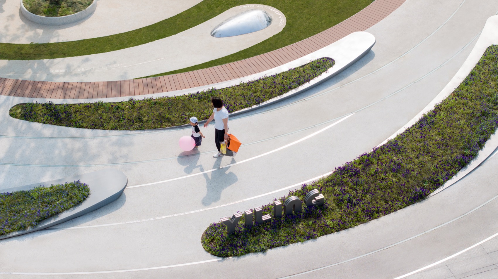Rotating Water Drop Park by HID Landscape Architecture - 谷德设计网