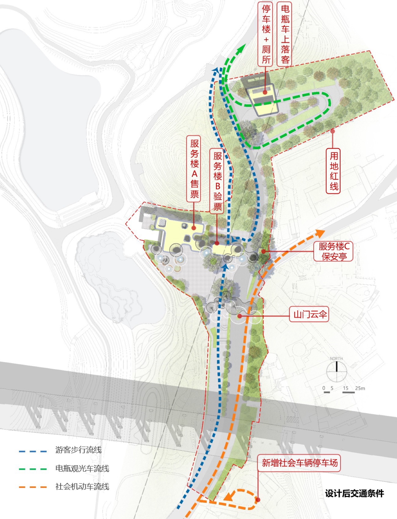 Yunshan Road South Distribution Square of Baiyun Mountain by SCAD - 谷德设计网