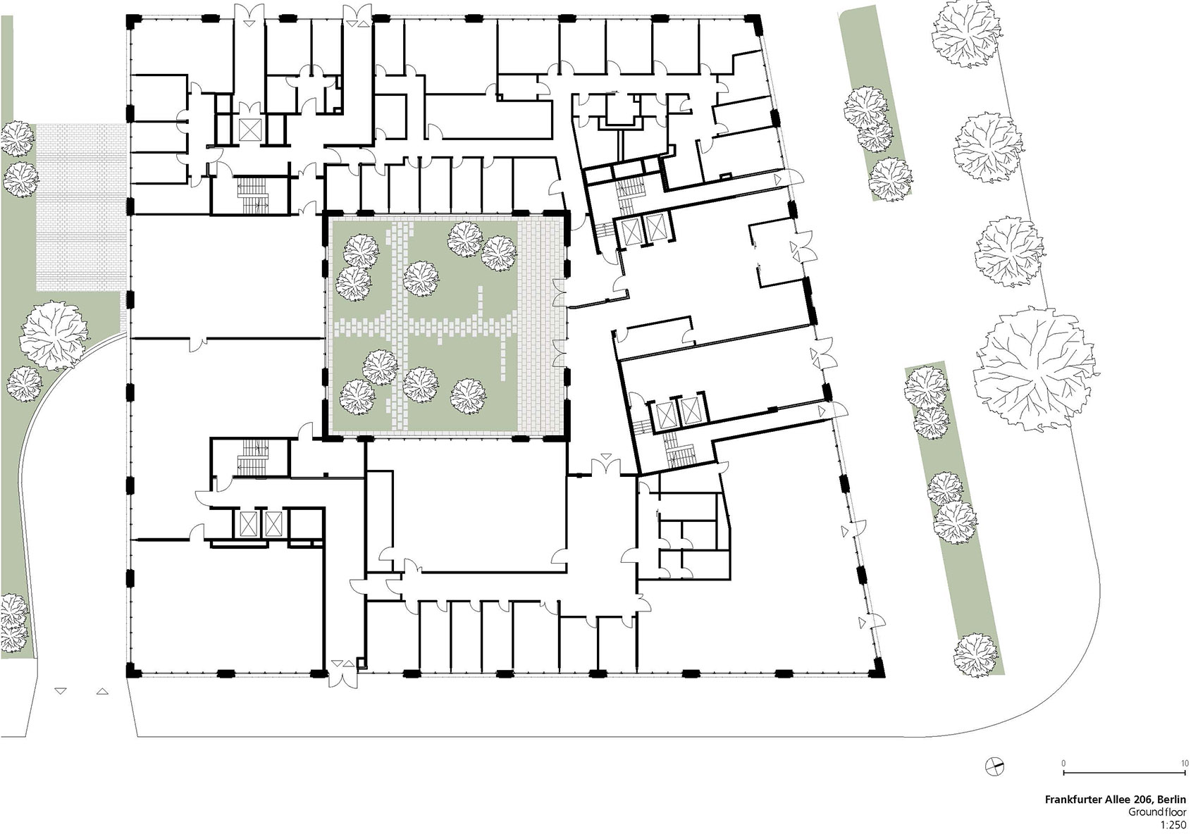 FA 206 Office Building by TCHOBAN VOSS Architekten - 谷德设计网