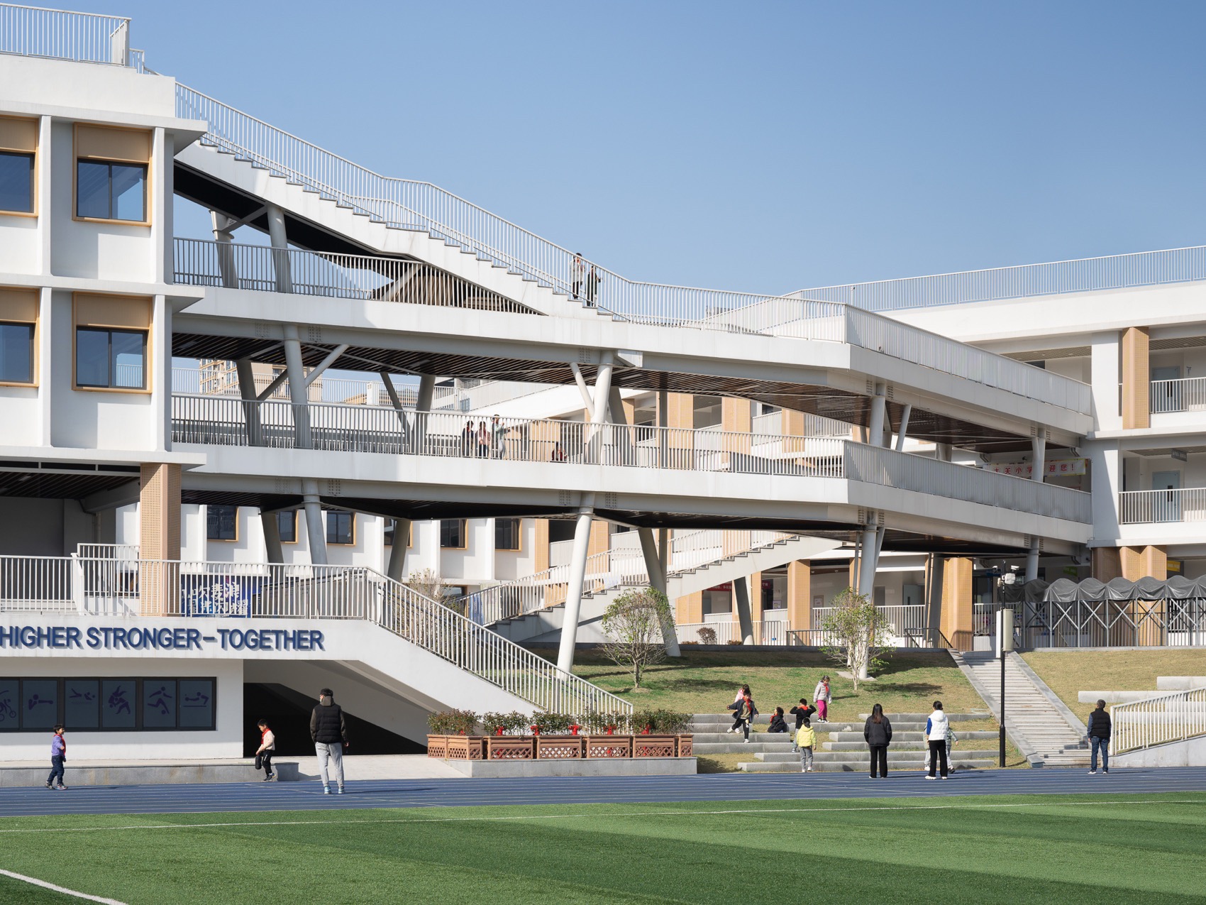 The Primary School of Hangzhou Shangtang Unit by UAD - 谷德设计网