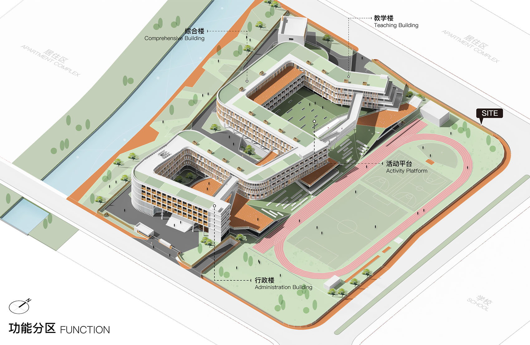 The Primary School of Hangzhou Shangtang Unit by UAD - 谷德设计网