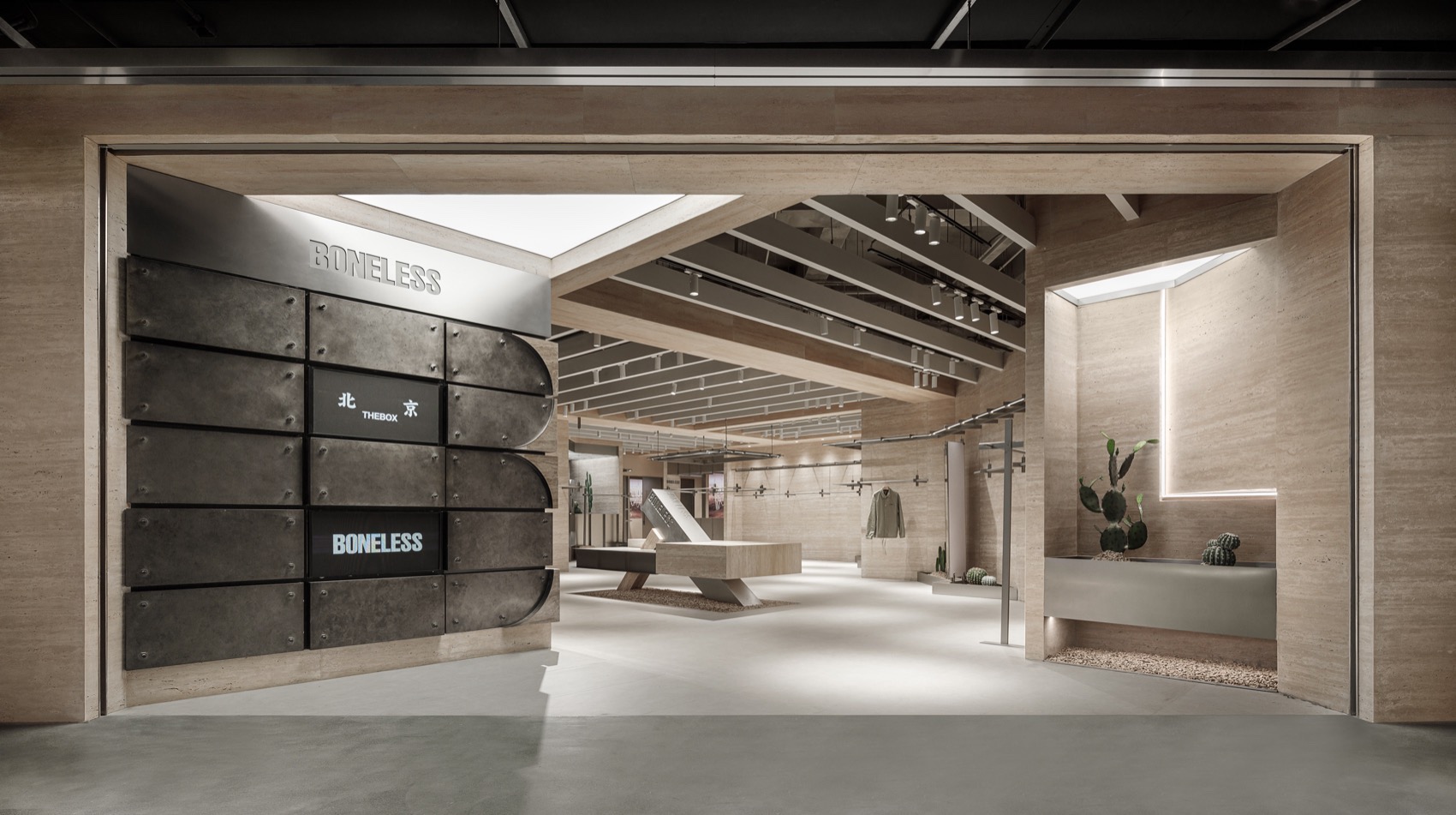 BONELESS 服装店北京一盒分店 / 脚本建筑研究室 - 谷德设计网