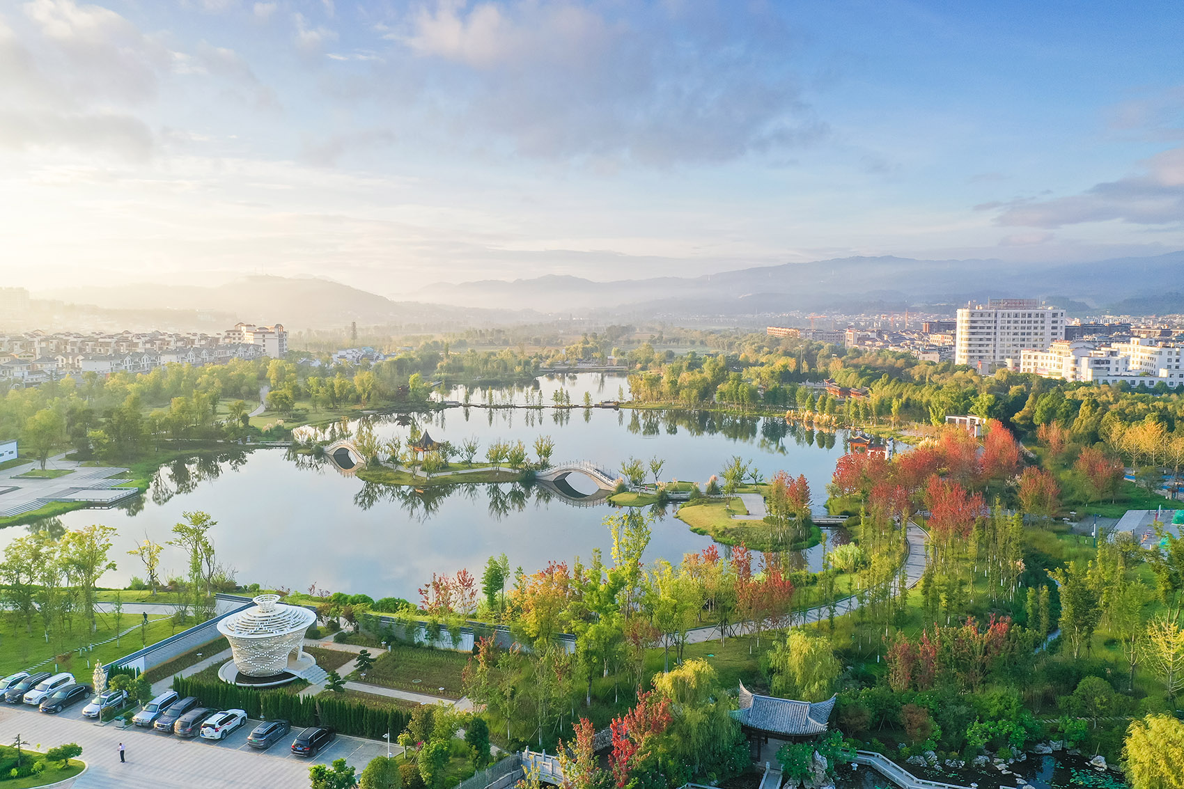 Youdian River Park System in Core Town Area by yǒu Landscape - 谷德设计网