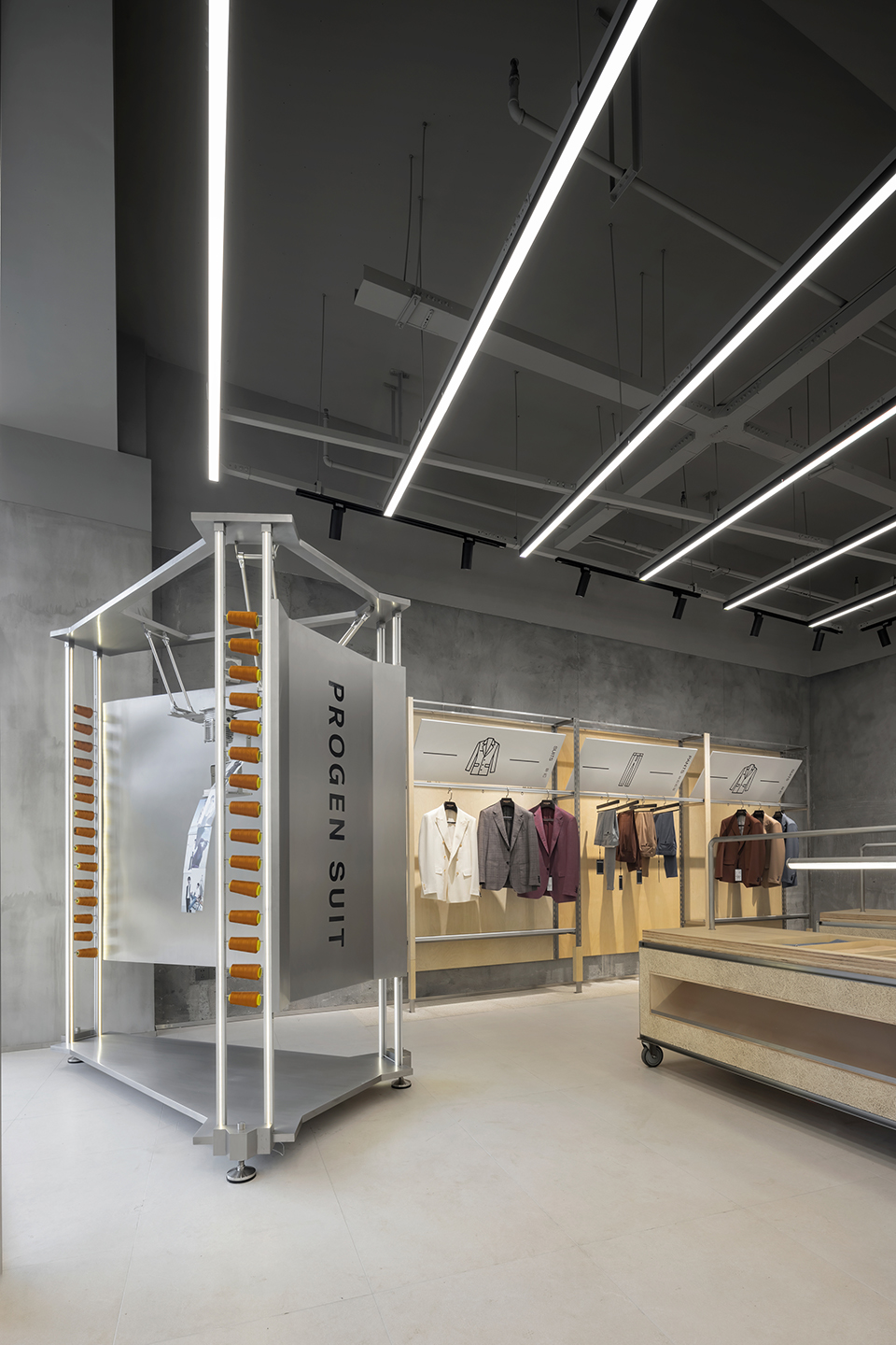 An experimental store featuring an editable display system by Greater ...