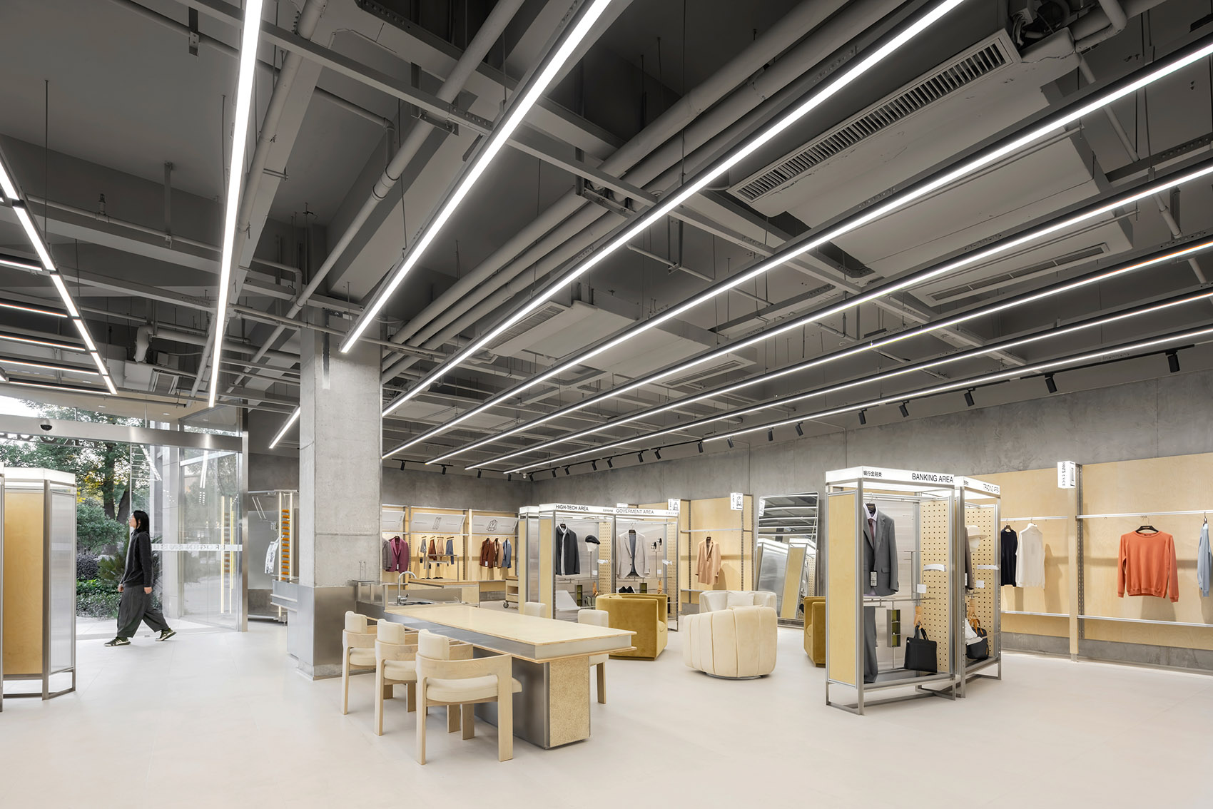 An experimental store featuring an editable display system by Greater ...