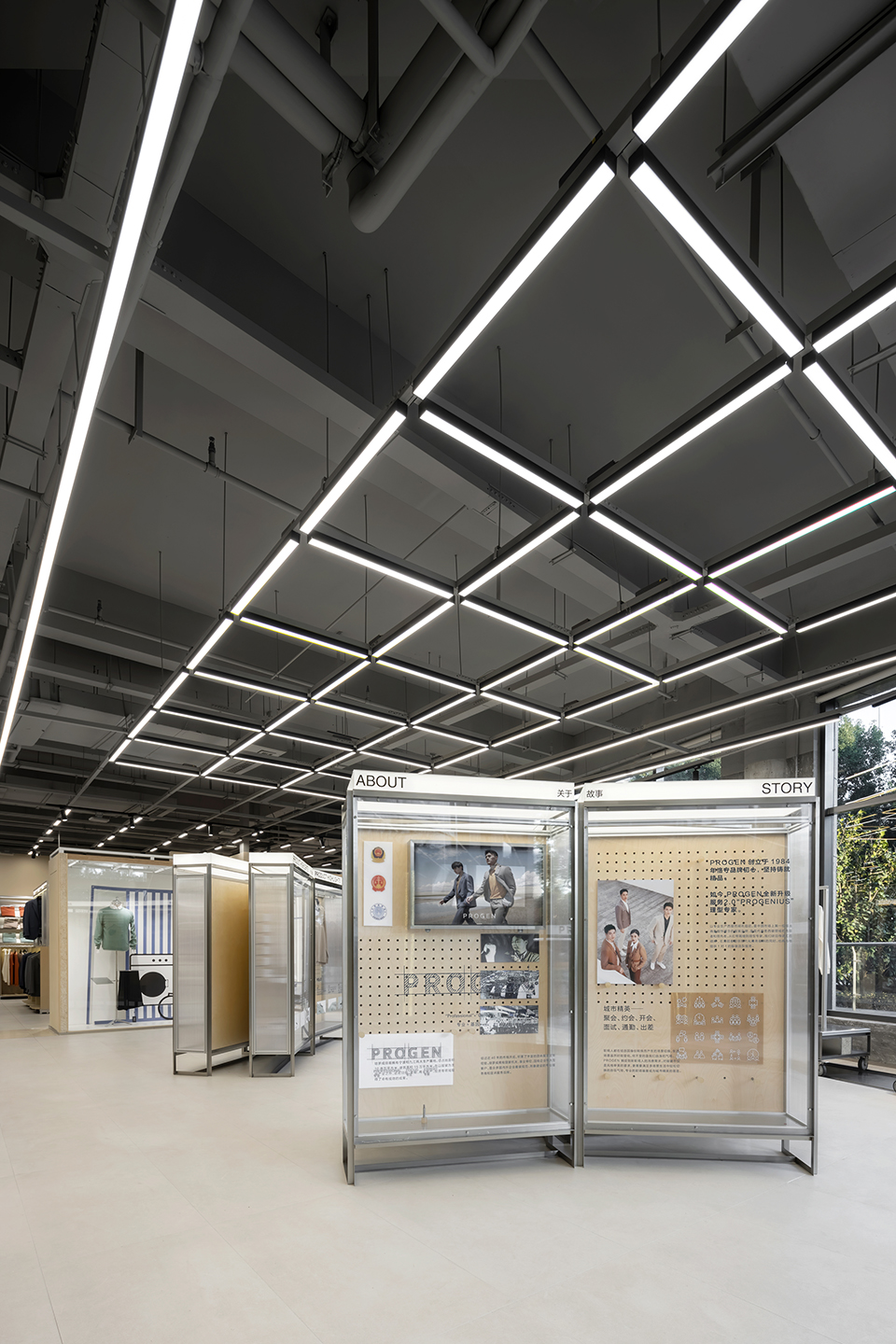 An experimental store featuring an editable display system by Greater ...