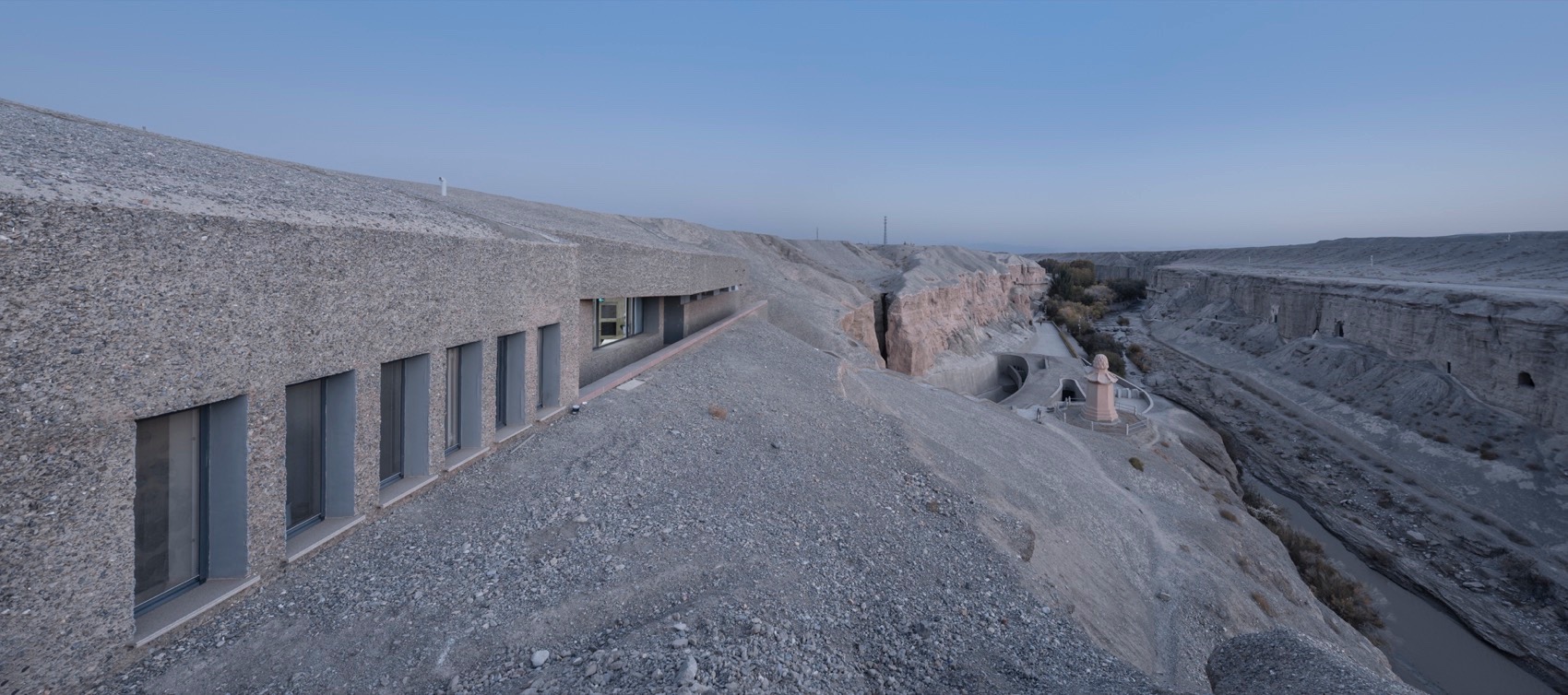 Gansu Guazhou Yulin Grottoes Visitor Reception Center by 9-Town Design ...