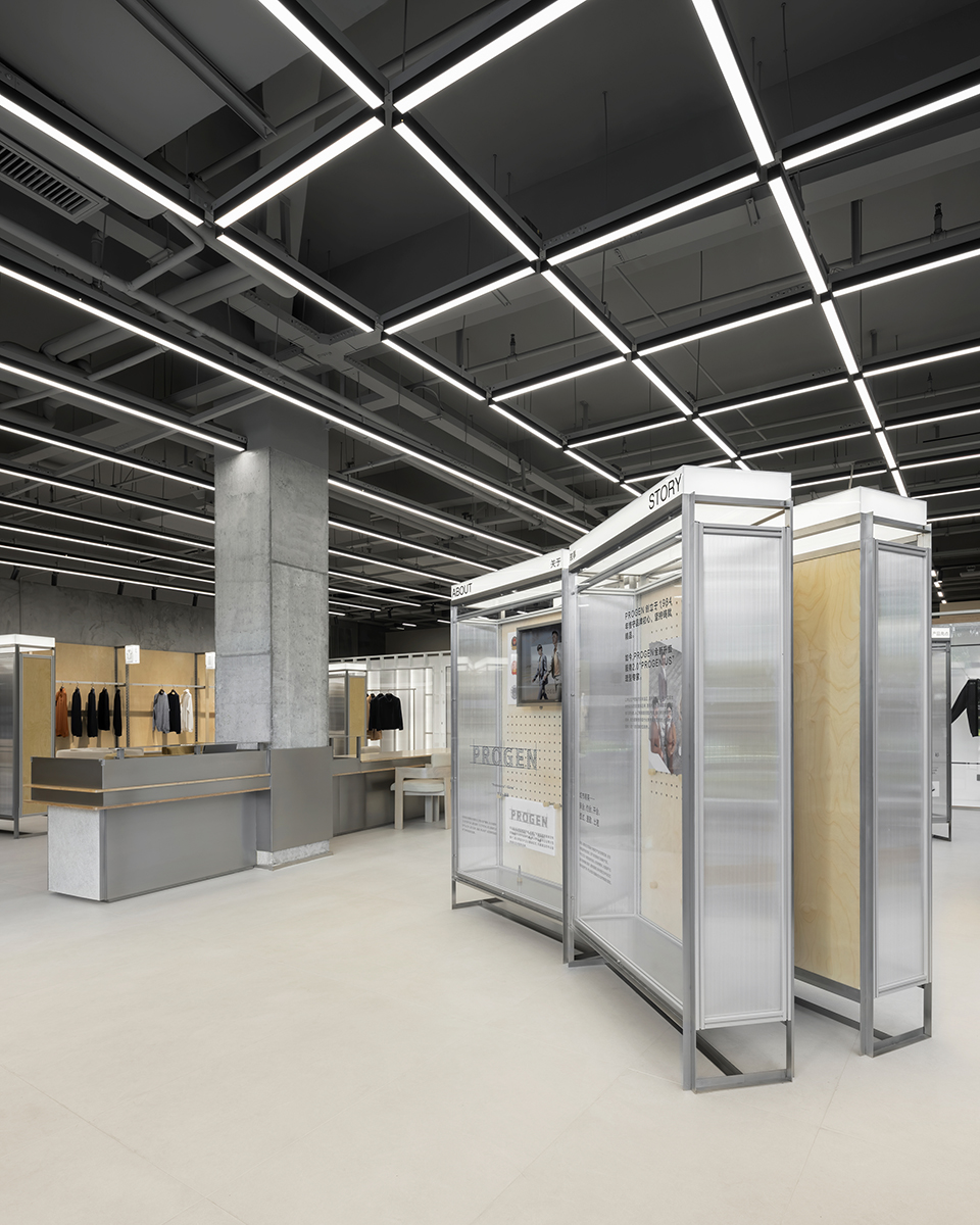 An experimental store featuring an editable display system by Greater ...