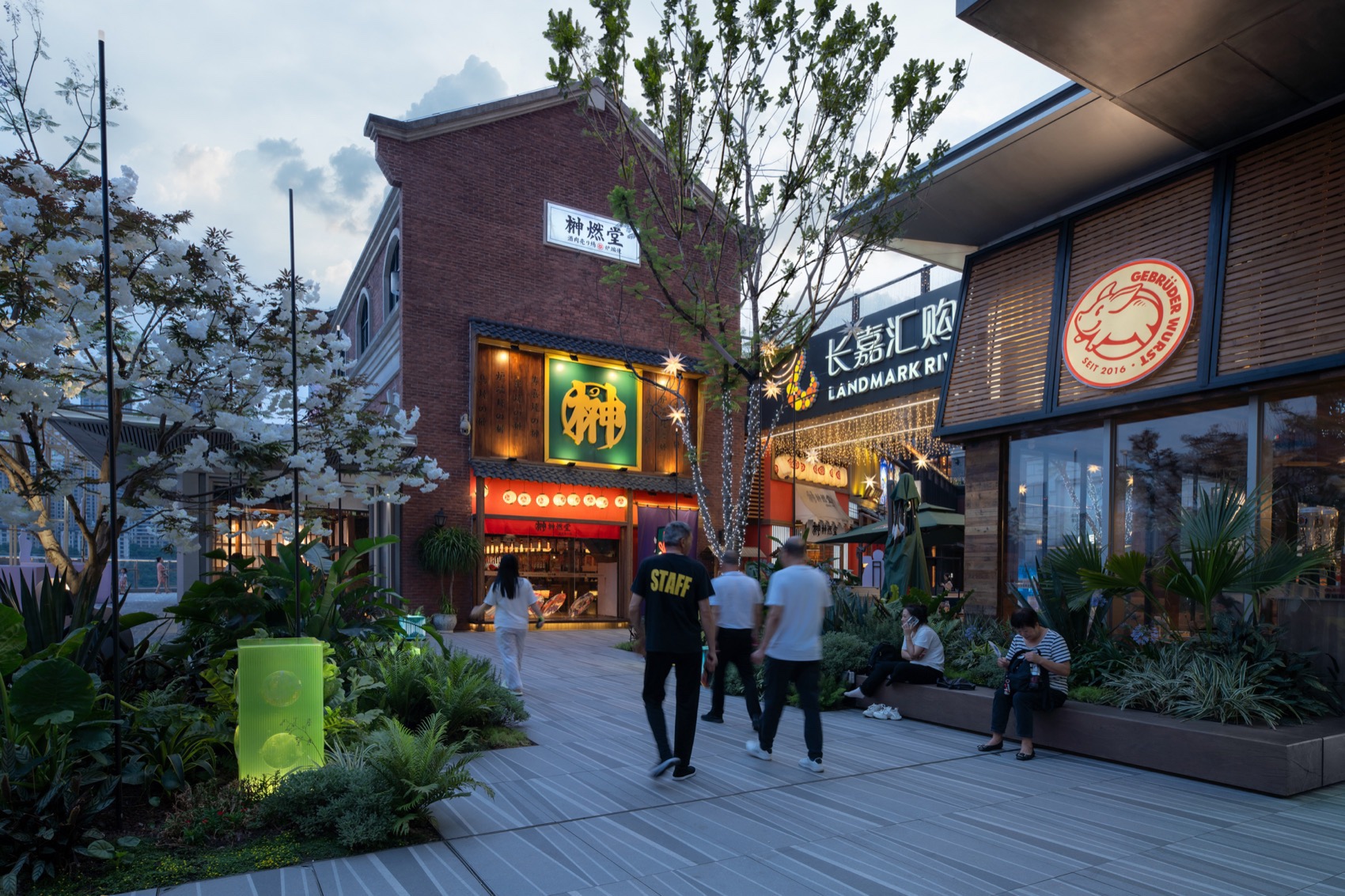 ESTAURANT&BAR STREET LANDSCAPE ENHANCEMENT, CHONGQING LANDMARK ...