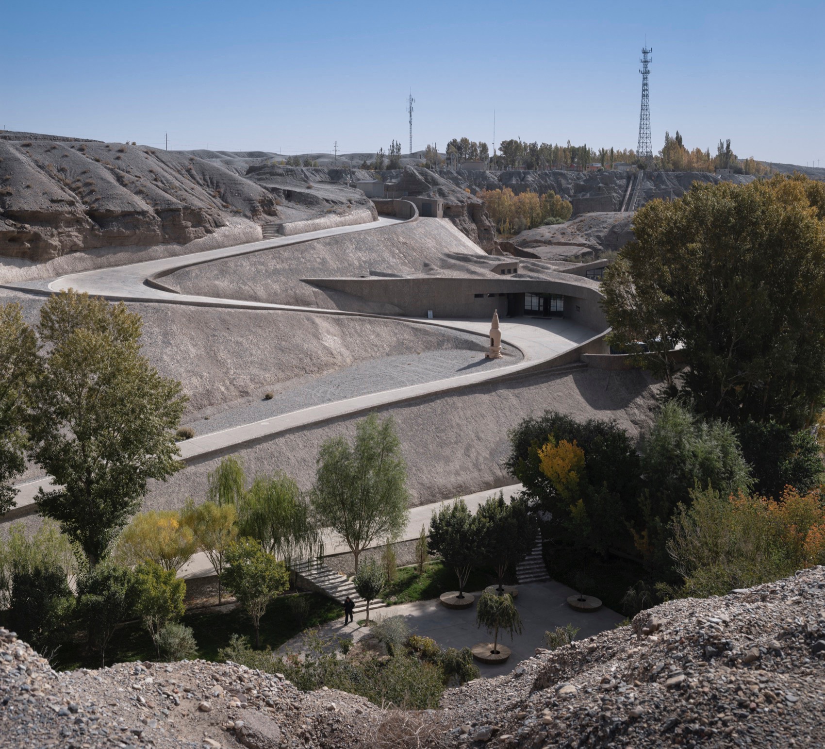 Gansu Guazhou Yulin Grottoes Visitor Reception Center by 9-Town Design ...