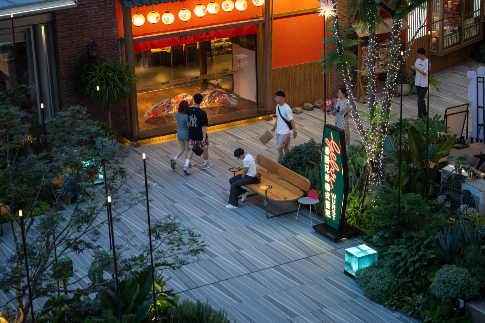 ESTAURANT&BAR STREET LANDSCAPE ENHANCEMENT, CHONGQING LANDMARK ...