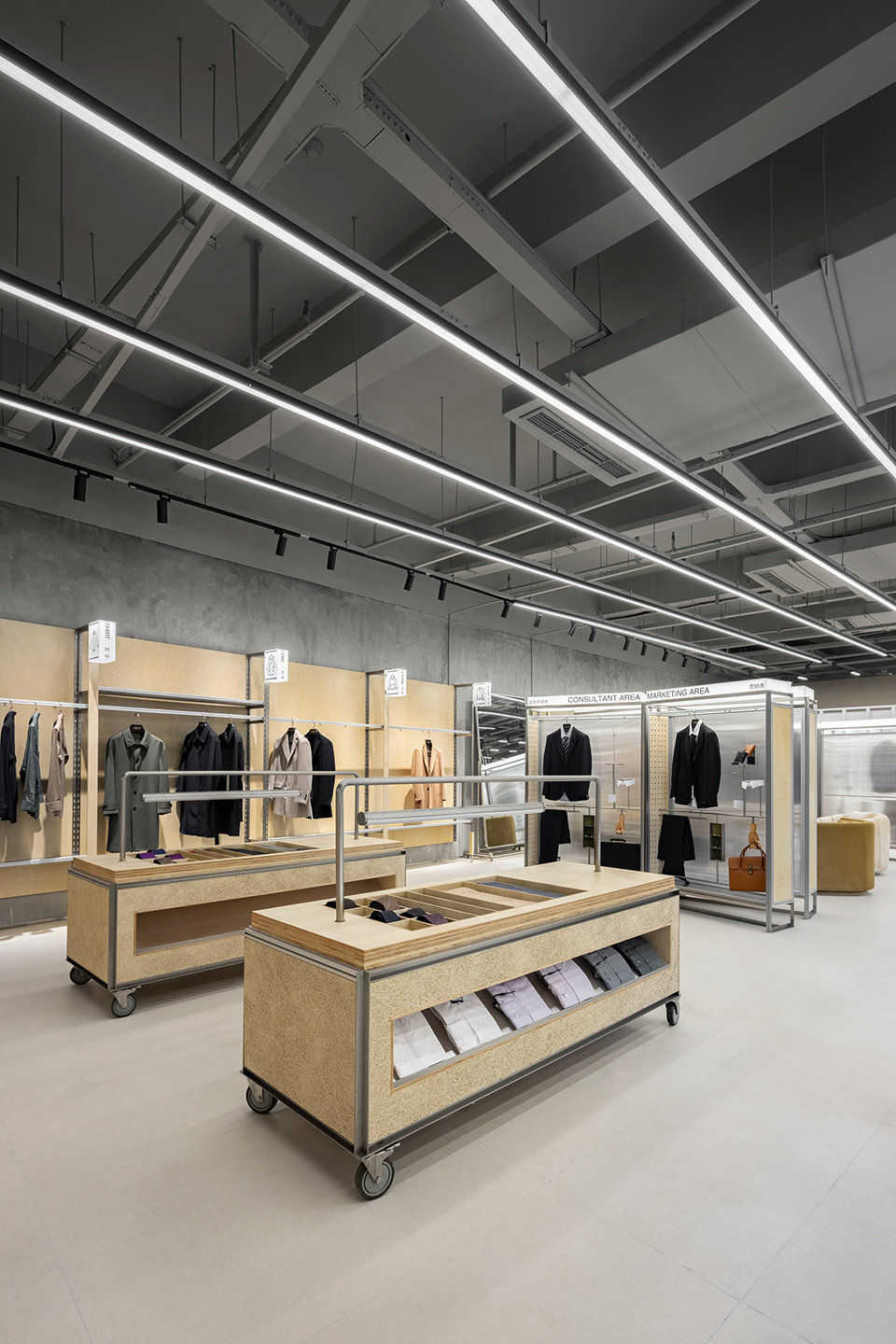 An experimental store featuring an editable display system by Greater ...